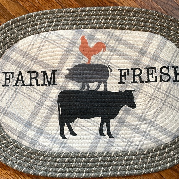 unbranded | Accents | Braided Farm Fresh Animals Throw Rug | Poshmark